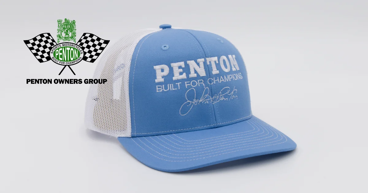 John Penton Signature Hat - Blue/White